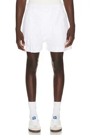 Lacoste Poplin Shorts - Blanc