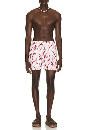Oas Tribalo Swim Shorts - Red