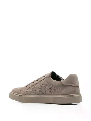 ALBERTO GOZZI Perforated Suede Sneakers