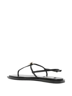 TOTEME T-bar Square-toe Sandals