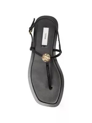 TOTEME T-bar Square-toe Sandals
