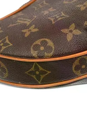 LOUIS VUITTON Monogram Croissant Pm Handbag - Brown