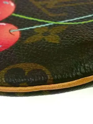LOUIS VUITTON X Takashi Murakami 2005 Round-shape Coin Case
