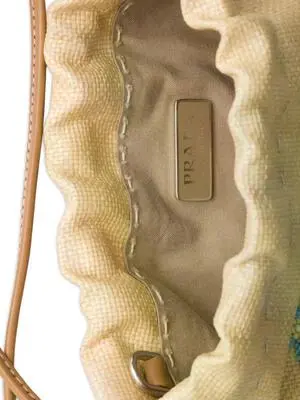 Prada Embroidered-canvas Smartphone Case