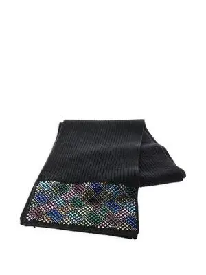 Kurt Geiger Crystal Kensington Scarf - Black