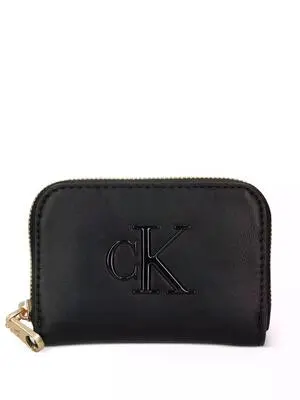 Calvin Klein Embossed-logo Wallet - Black
