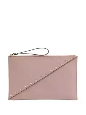 Valentino Garavani Rockstud Pouch - Neutrals