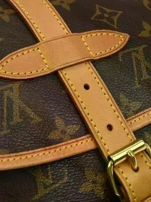 LOUIS VUITTON Monogram Saumur 30 Canvas Shoulder Bag - Brown