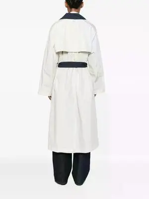 REPLAY Double-breasted Belted Trench Coat
