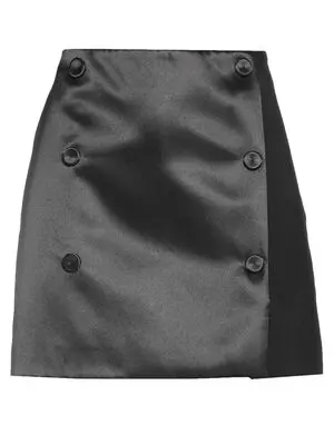 Erika Cavallini Mini Skirt In Virgin Wool Blend