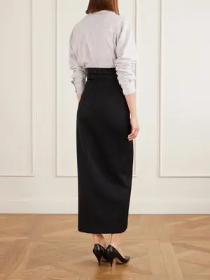 THE ROW Iphora Wool Midi Skirt