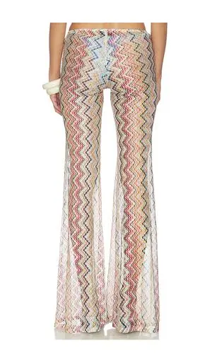 Missoni Zigzag Knit Bell-bottom Trousers