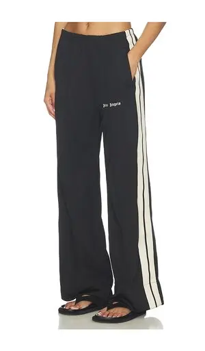 Palm Angels Classic Logo Track Loose Pant - Black & Off White