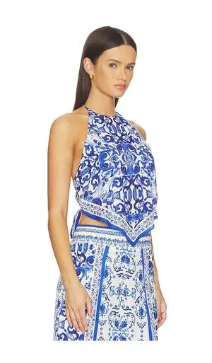 Alice + Olivia Handkerchief Halter Top - Solstice