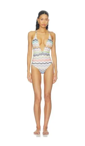 Missoni Metallic Knit One-piece - Multicolor