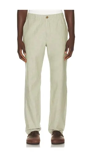 Marine Layer Saturday Hemp Chino Pants In Green