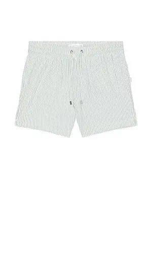 VINTAGE SUMMER Stripe Knit Shortie Volley