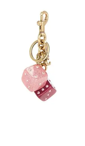 COACH Resin Dice Bag Charm - Pink