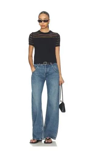 Rag & Bone Britt Short Sleeve Crew
