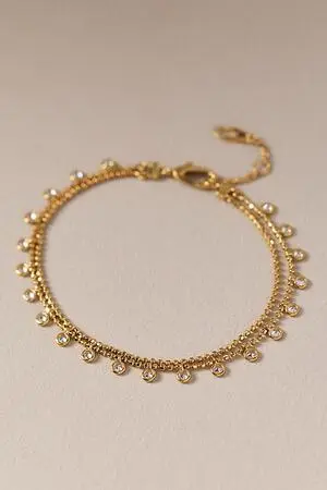 Nadri Sunny Double Line Bracelet