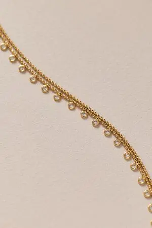 Nadri Sunny Double Line Bracelet