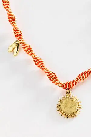 ALEMAIS Calypso Macrame Charm Necklace