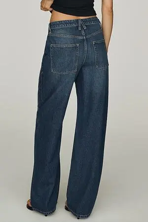 Good American Weightless High-rise Wide-leg Jeans