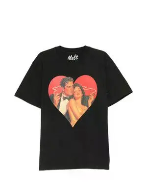 MELT Graphic-print T-shirt - Black