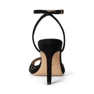 Ralph Lauren Mckayla Suede Strappy Sandal