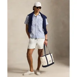 Ralph Lauren Classic Fit Patchwork Seersucker Shirt
