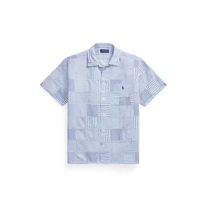 Ralph Lauren Classic Fit Patchwork Seersucker Shirt