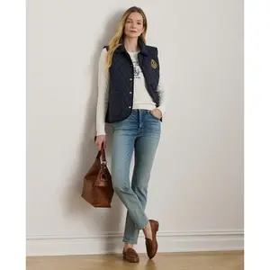 Ralph Lauren Crest-patch Quilted Vest