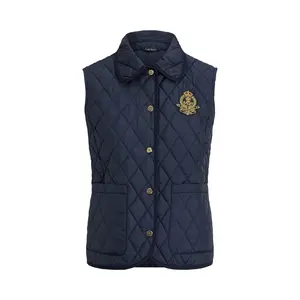 Ralph Lauren Crest-patch Quilted Vest