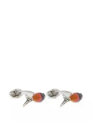 Paul Smith Fish-motif Cufflinks - Silver