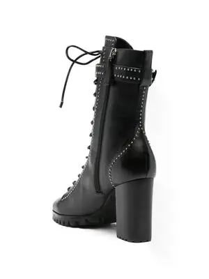ALEXANDRE BIRMAN Stud-embellished Lace-up Boots