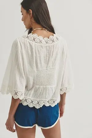 Free People Posie Crochet Top