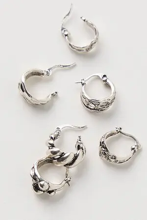 Free People Sloane Hair Charms Mega Pack - Silver
