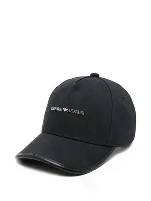 Emporio Armani Logo Baseball Cap - Blue