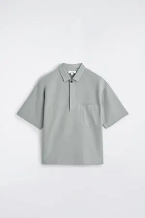 Cos Cotton-piqué Popover Shirt