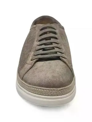 BARRETT Perforated Braided-trim Sneakers