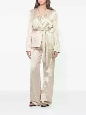 Antonelli Firenze Belted Crinkled Finish Jacket