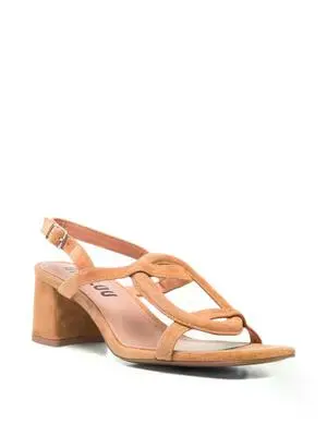 BIBI LOU Suede Finish Slingback Sandals