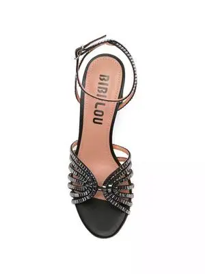 BIBI LOU Serabi Embellished Leather Sandals