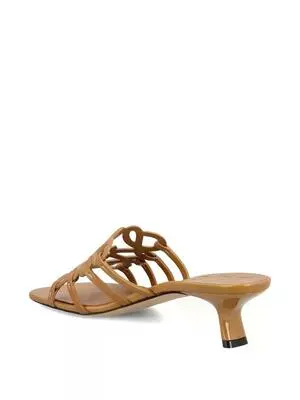 Loewe Petal Anagram Sandals - Brown