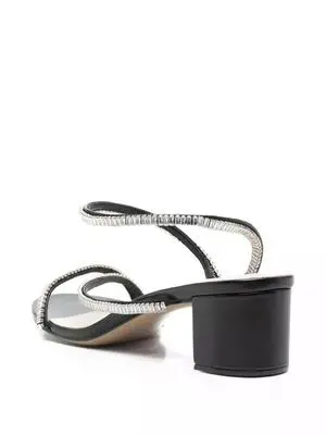 ALEXANDRE BIRMAN Embellished Leather Sandals