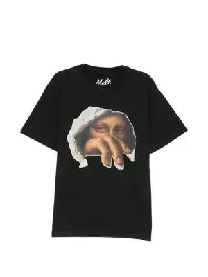 MELT Graphic-print T-shirt - Black