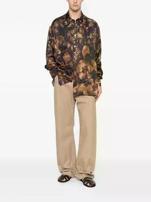 THE SHIRT Floral-print Long-sleeve Shirt