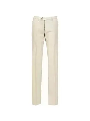 AL DUCA D’AOSTA 1902 Pressed-crease Drill Trousers - Neutrals