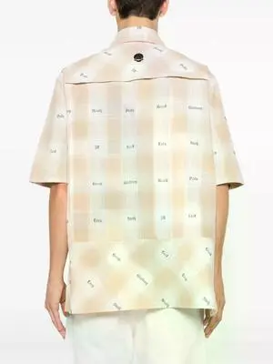John Richmond Check-print Short-sleeve Shirt