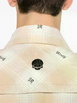 John Richmond Check-print Short-sleeve Shirt